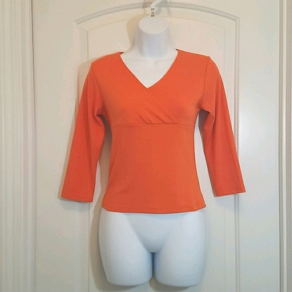 Timing | Tops | 52 Vintage Brand Bright Orange Shirt | Poshmark